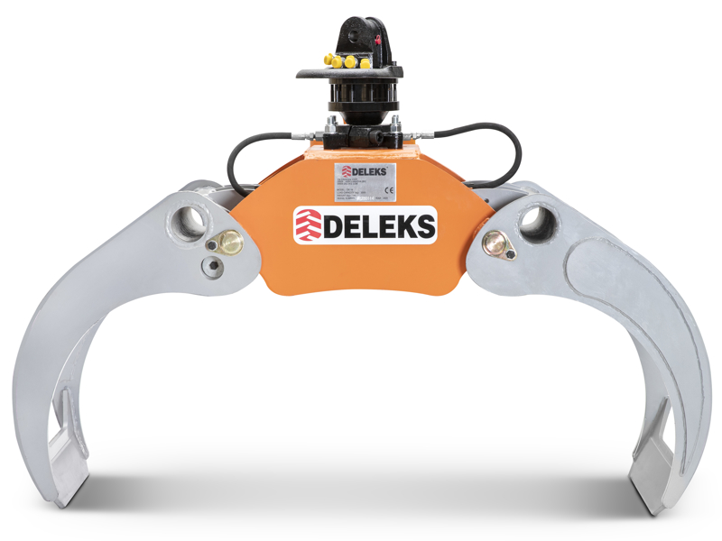 Log grapple with fixed pendulum rotator for minidiggers and forest ...
